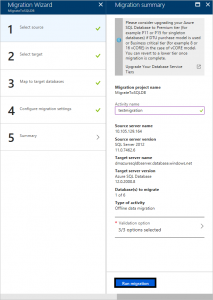 Tips to move SQL database to Azure SQL cloud