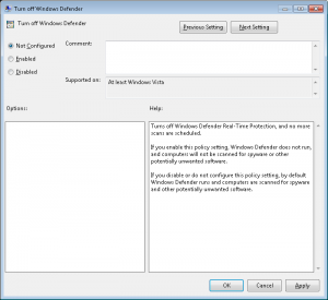 Fix error code 0x800704ec in Windows 10