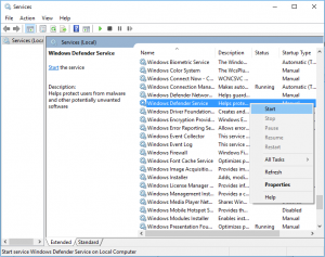Fix error code 0x800704ec in Windows 10
