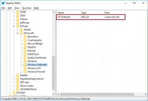 Fix error code 0x800704ec in Windows 10