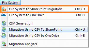 Migrate data from on-premises file share to SharePoint
