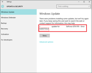 Handling “0x800705b4” error in Windows 10