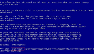 Fix 0x000000f4 Blue screen error Windows 10
