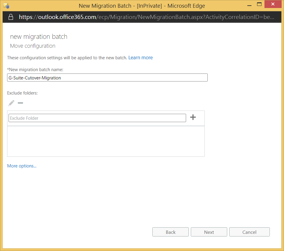 How to do G Suite to Office 365 Cutover Migration?