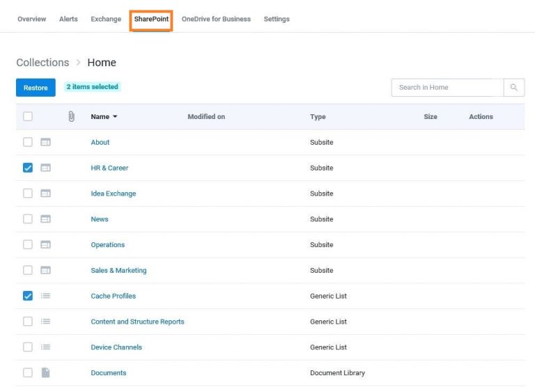 List of 5 best SharePoint backup solutions [Exclusive]