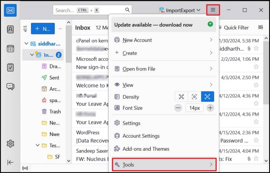 How to import OST to Thunderbird?