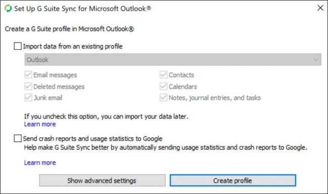 Methods to Sync Gmail Calendar and Contacts with Outlook 2016
