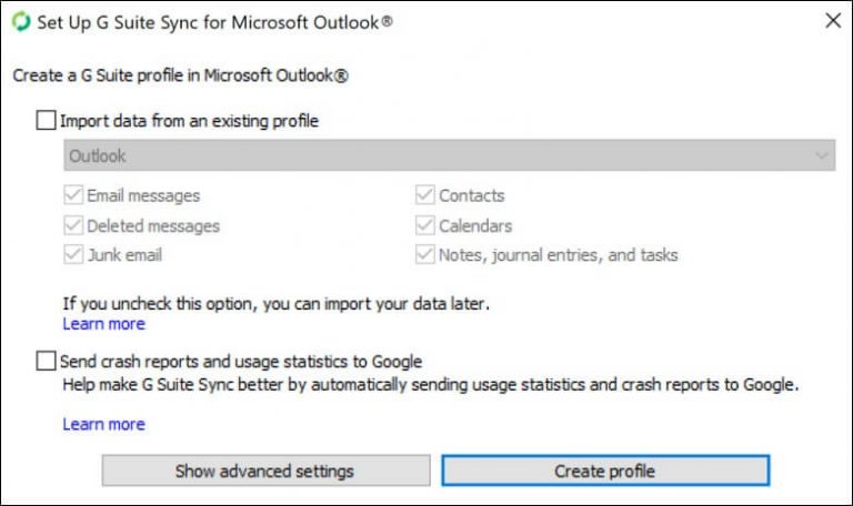 Methods to Sync Gmail Calendar and Contacts with Outlook 2016