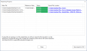 Free method to repair virus infected video files