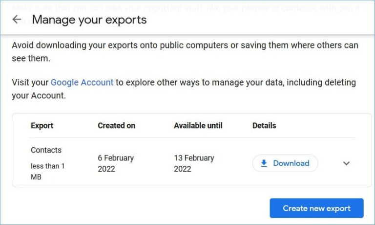 How to Download Google Contacts to PC?