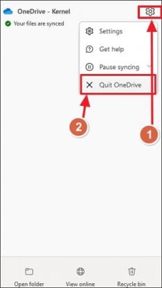 Fix “Microsoft OneDrive has stopped working” error