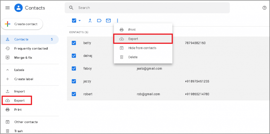 How to Download Google Contacts to PC?