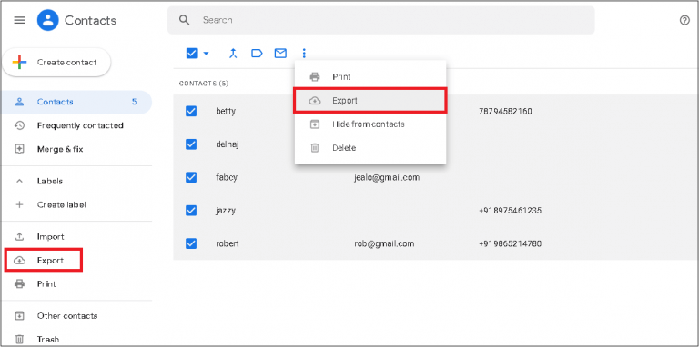 How to Download Google Contacts to PC?