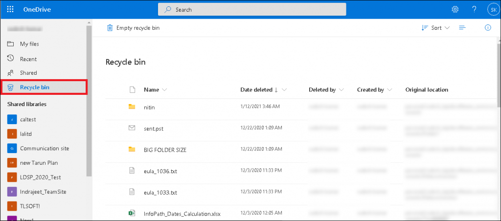 Ways to recover permanently deleted data from OneDrive