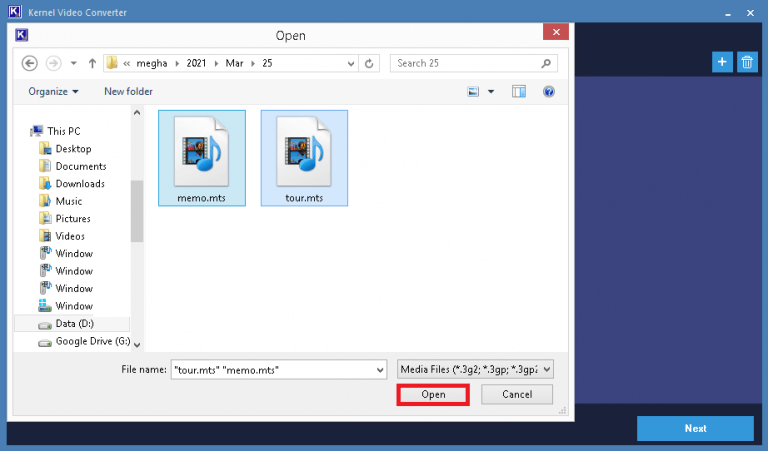 Ways to convert MTS to MP4 in windows 10