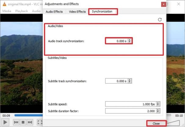 Fix audio-video sync problems in video files