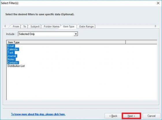 Different methods to backup OST file