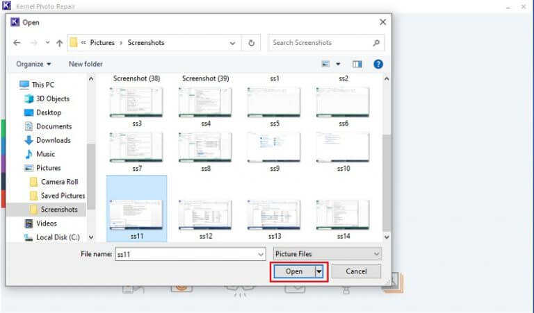 Error 256: Unsupported image icon with JPEG images