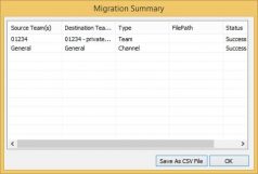 How to migrate chats in Microsoft Teams?