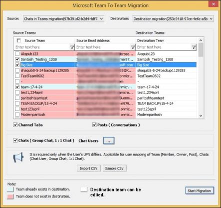 How to migrate chats in Microsoft Teams?