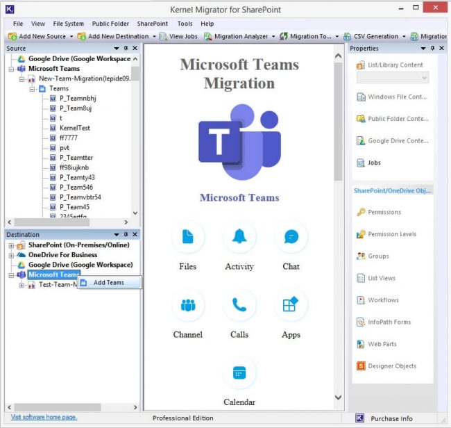 Easy methods to migrate Microsoft Teams from one tenant to another