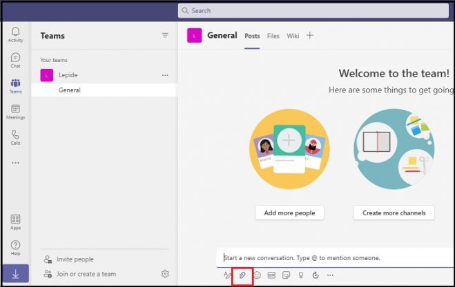 How to upload files to Microsoft Teams?