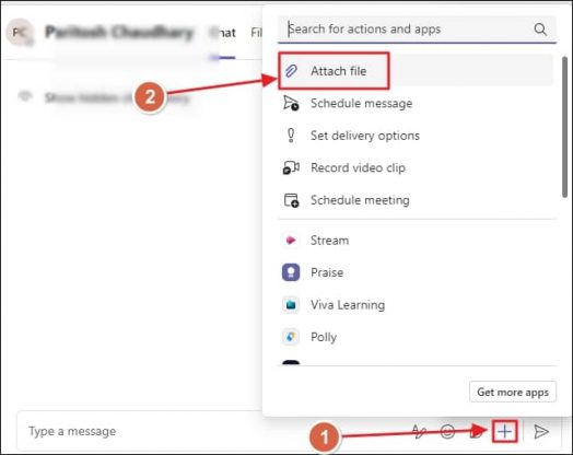 How to upload files to Microsoft Teams?