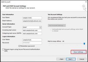 Fix the Outlook 0x80040900 Error