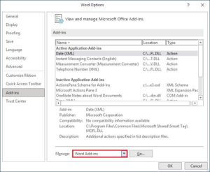 How to fix the “Document Template is not Valid” error in MS Word?