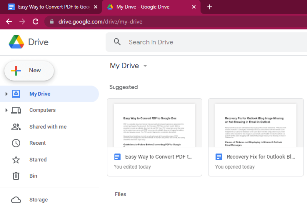 Easy ways to convert Adobe PDF to Google doc file