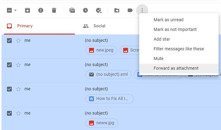 Download Multiple Email Attachments In Bulk From Multiple Emails