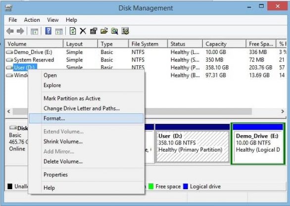 Is disk formatting an effective way to permanently erase data?