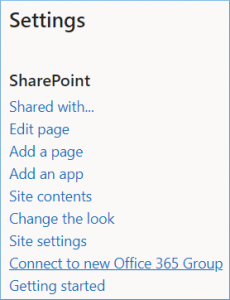SharePoint Site: Change from Classic to Modern Site
