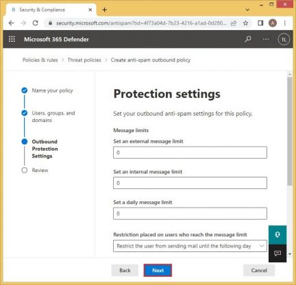 Techniques to configure Office 365 spam filter