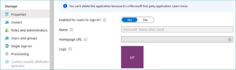 Microsoft Teams Web Client is disabled issue : Resolve It