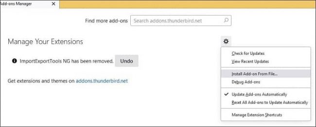 Methods to import Windows Live Mail to Thunderbird