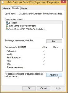 Outlook data file cannot be opened – How to fix?