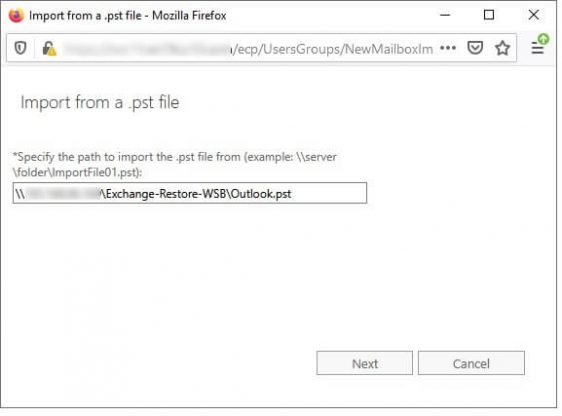 How to import PST mailboxes to exchange server?