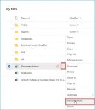 Easy way to restore a previous version of a file in OneDrive