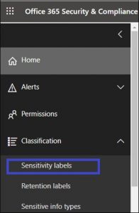 Detailed Information on Sensitivity Labels in Microsoft 365