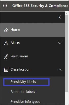 Detailed Information on Sensitivity Labels in Microsoft 365