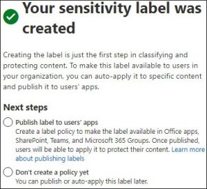 Detailed Information on Sensitivity Labels in Microsoft 365