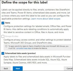 Detailed Information on Sensitivity Labels in Microsoft 365