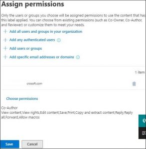 Detailed Information on Sensitivity Labels in Microsoft 365