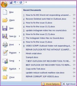 6 Methods to Fix Microsoft Word not Responding Issue