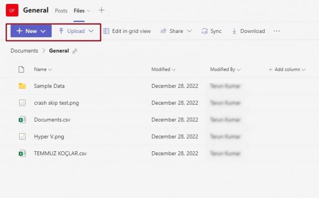 Storage Location of files in Microsoft Teams