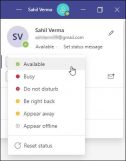 Symbols and Meanings in Microsoft Teams Chat