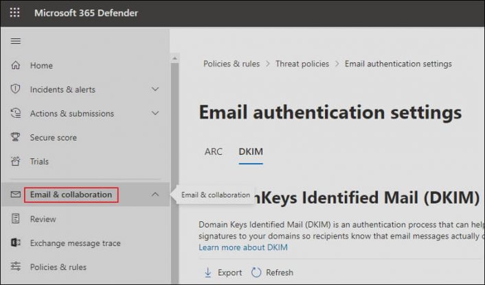 Methods to Setup DKIM for Microsoft 365