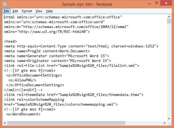 How to create an HTML signature in Outlook