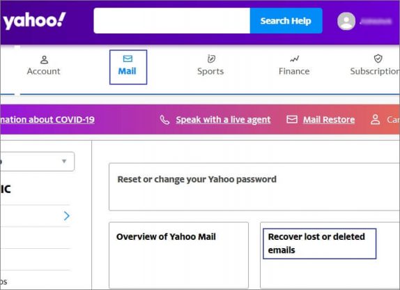 Fix Yahoo emails disappeared from inbox issue